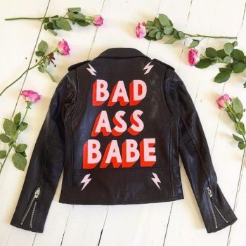 Bad Ass Babe Leather Jacket - Movie Leather Jackets