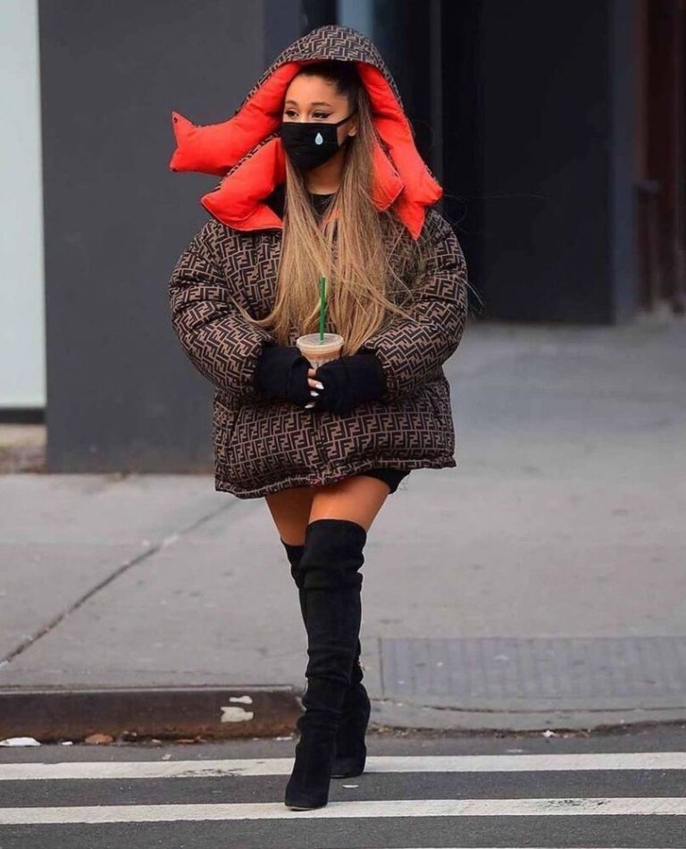 Ariana Grande Singer Reversible Puffer Jacket Mlj