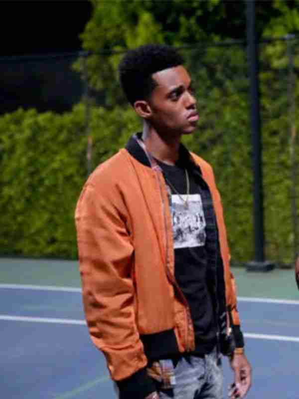 Bel-Air Jabari Banks Bomber Jacket - Movie Leather Jackets