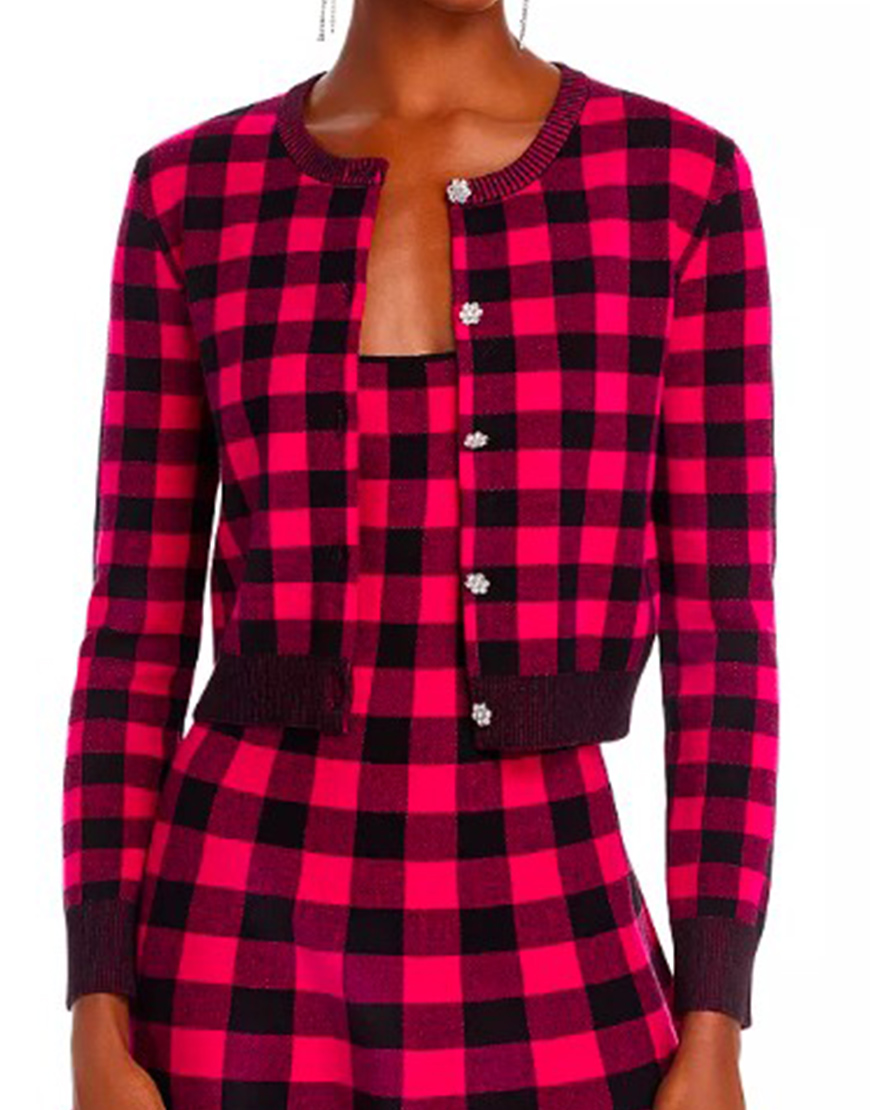 Elsbeth 2024 Carrie Preston Checked Cardigan | Order Now! Elsbeth 2024 Carrie Preston Checked Cardigan | Order Now!