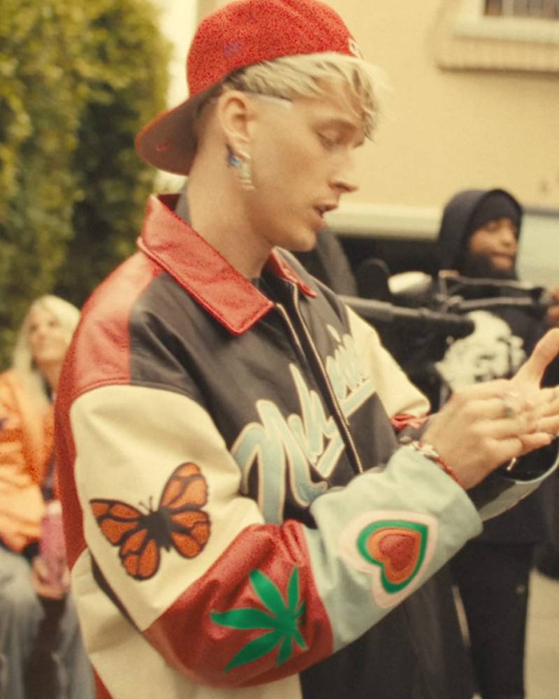 Bmxxing Machine Gun Kelly Leather Jacket