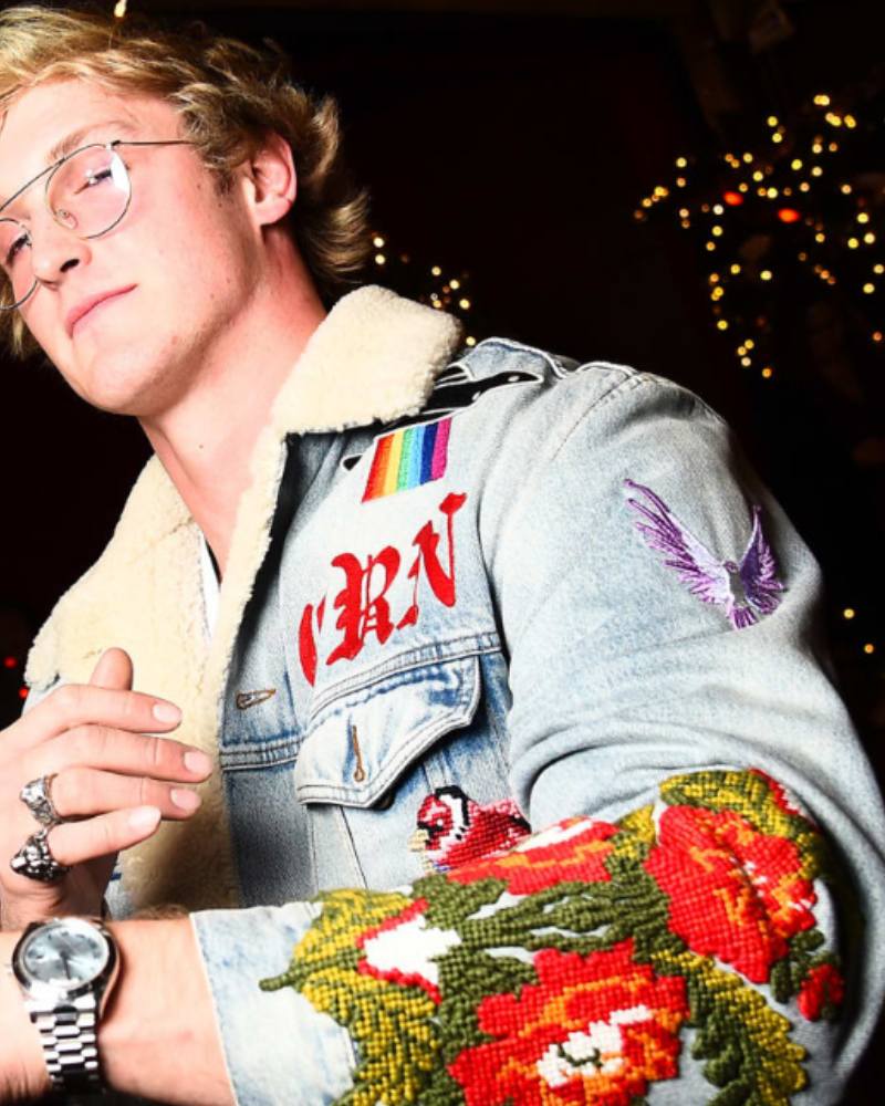 Logan Paul Alexander Blue Denim Jacket