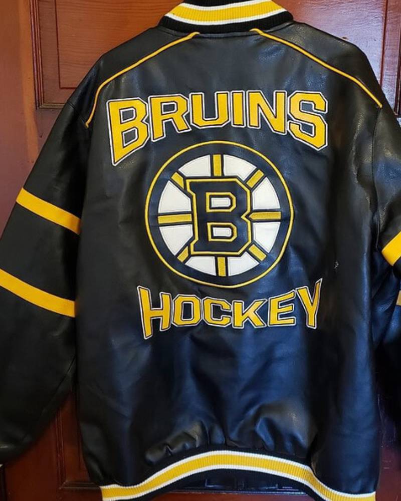 NHL Boston Bruins Hockey Leather Jacket | Movie Leather Jackets