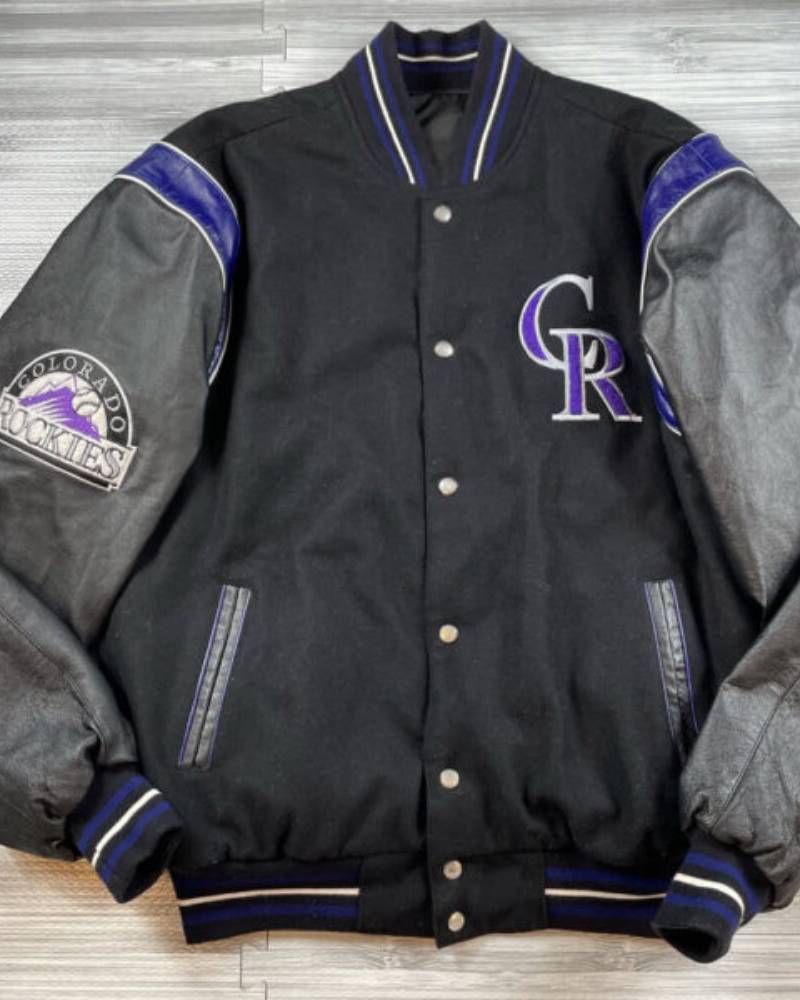 Vintage Colorado Rockies Varsity Jacket | Movie Leather Jackets