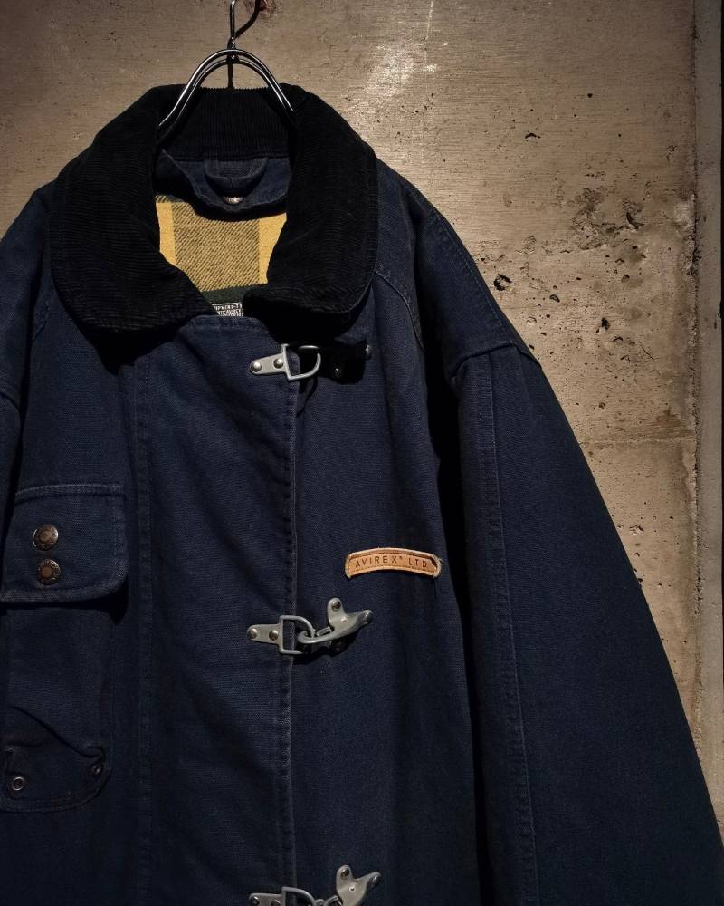 Avirex Vintage Loose Fireman Jacket | Movie Leather Jackets