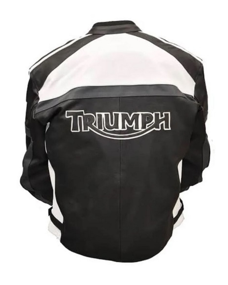 Triumph Motorcycle Racing Leather Jacket | MLJ